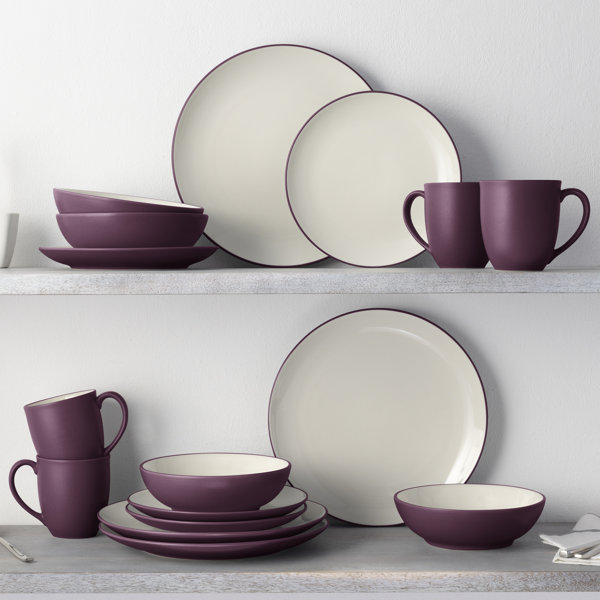 Noritake Colorwave 16-Piece Coupe Dinnerware Set, Service for 4 ... Noritake Colorwave 16-Piece Coupe Dinnerware Set, Service for 4 ...